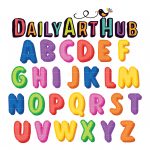 Cute Colorful Alphabet Clip Art Set – Daily Art Hub // Graphics ...