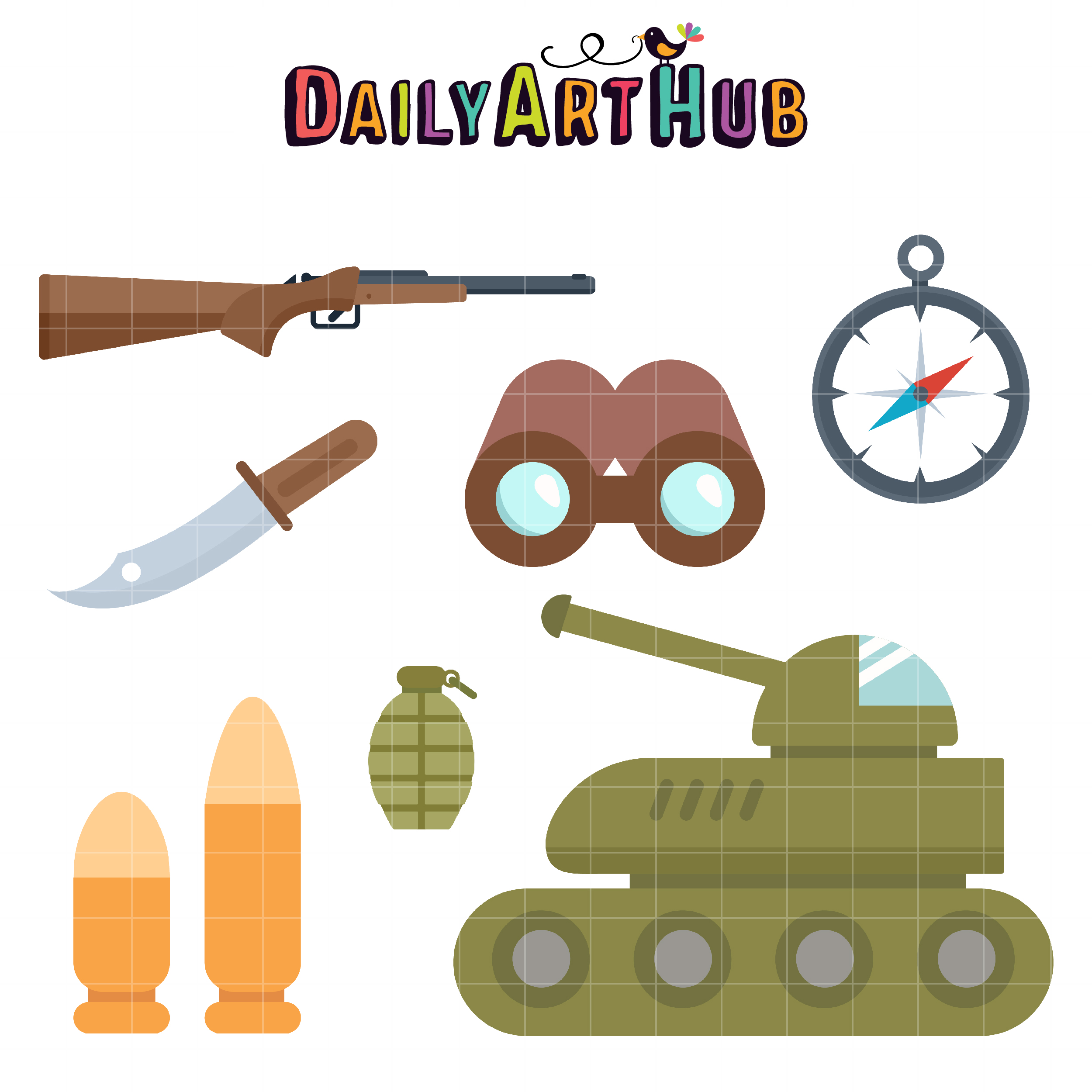 Soldiers Stuff Clip Art Set – Daily Art Hub – Free Clip Art Everyday