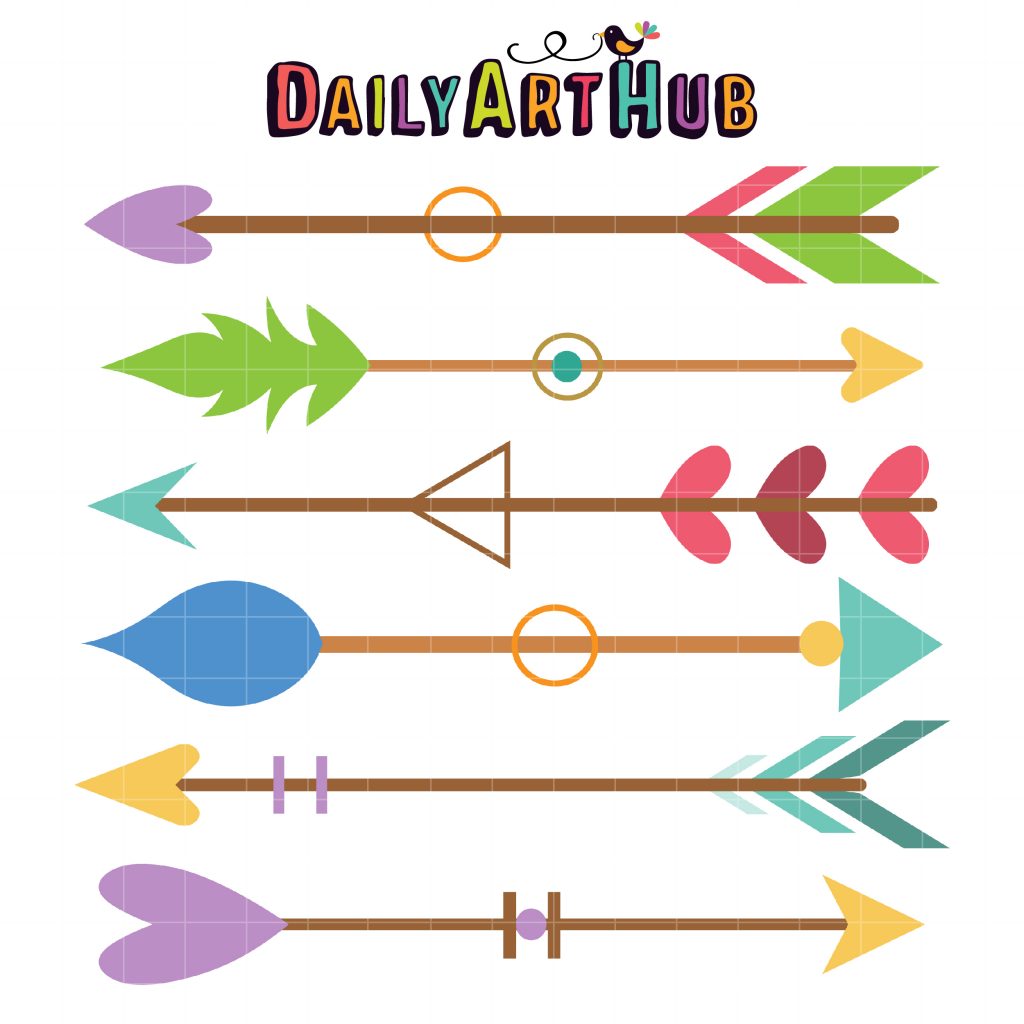 Cute Arrows Clip Art Set – Daily Art Hub // Graphics, Alphabets & SVG