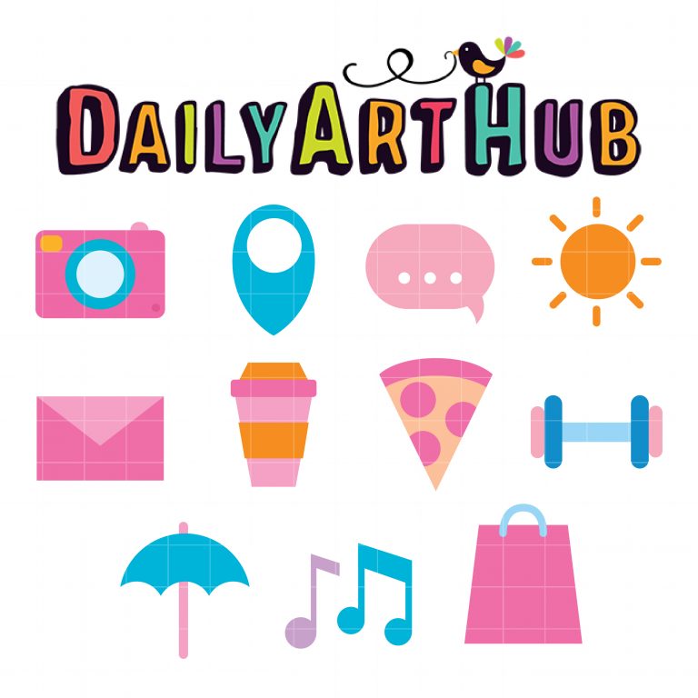 To Do Icons Clip Art Set – Daily Art Hub // Graphics, Alphabets & SVG