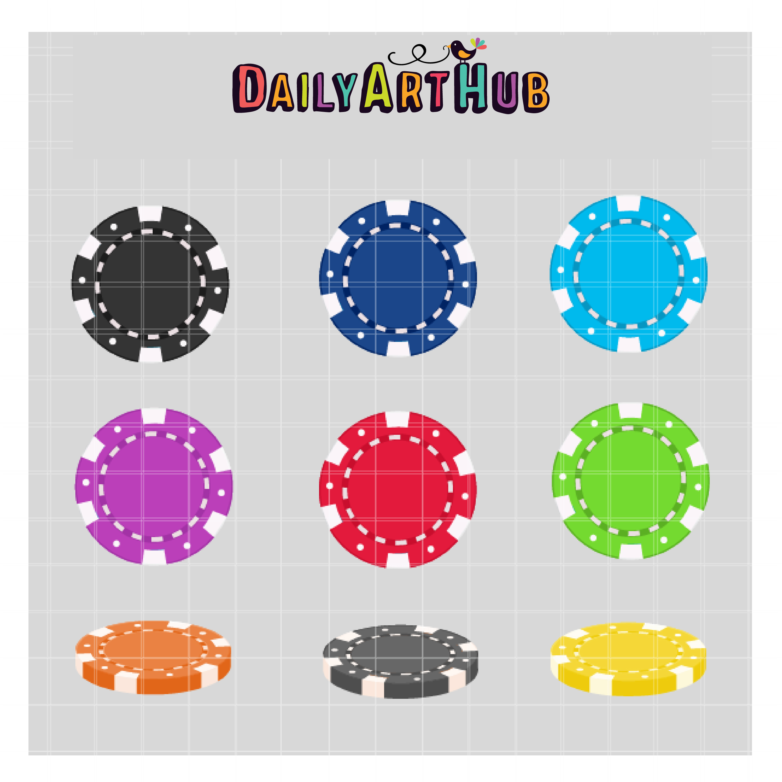Casino Token Clip Art Set – Daily Art Hub – Free Clip Art Everyday