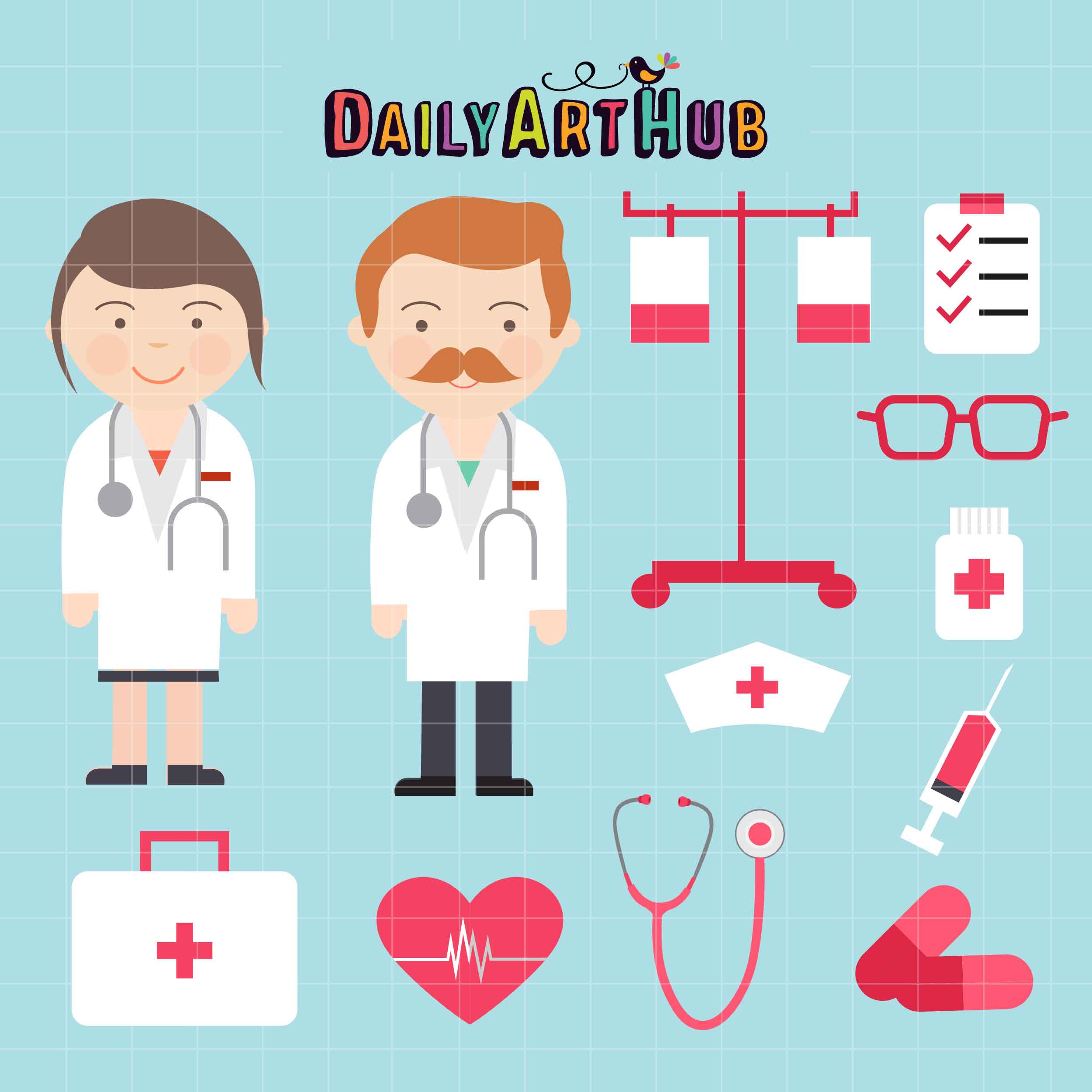 Doctors Clip Art Set – Daily Art Hub – Free Clip Art Everyday