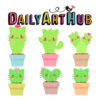 Cat Cactus Faces Clip Art Set – Daily Art Hub // Graphics, Alphabets & SVG