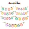Hanging Words Clip Art Set – Daily Art Hub // Graphics, Alphabets & SVG