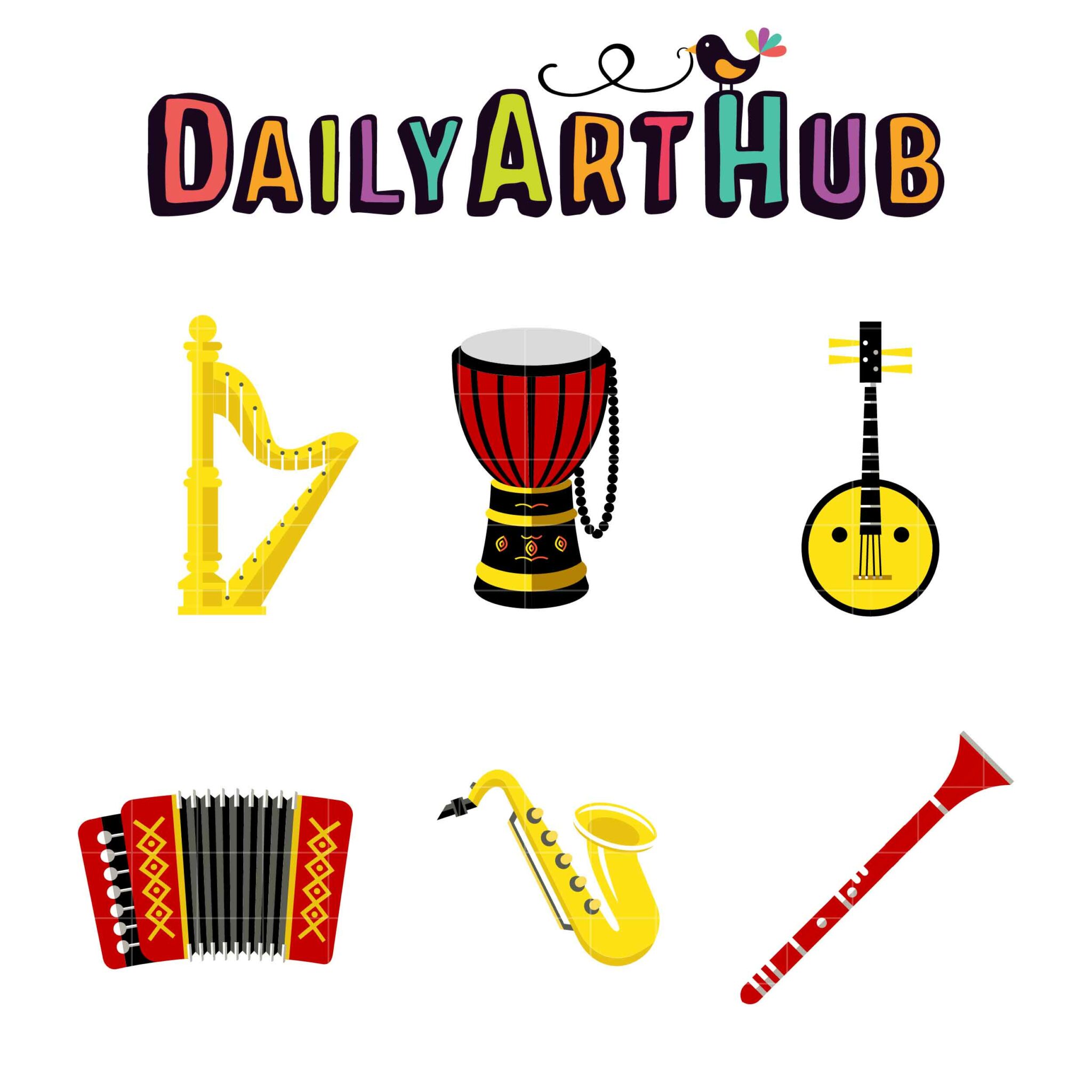 Musical Instruments Clip Art Set Daily Art Hub Graphics Alphabets Musical Instruments Clip Art Set Daily Art Hub Graphics Alphabets