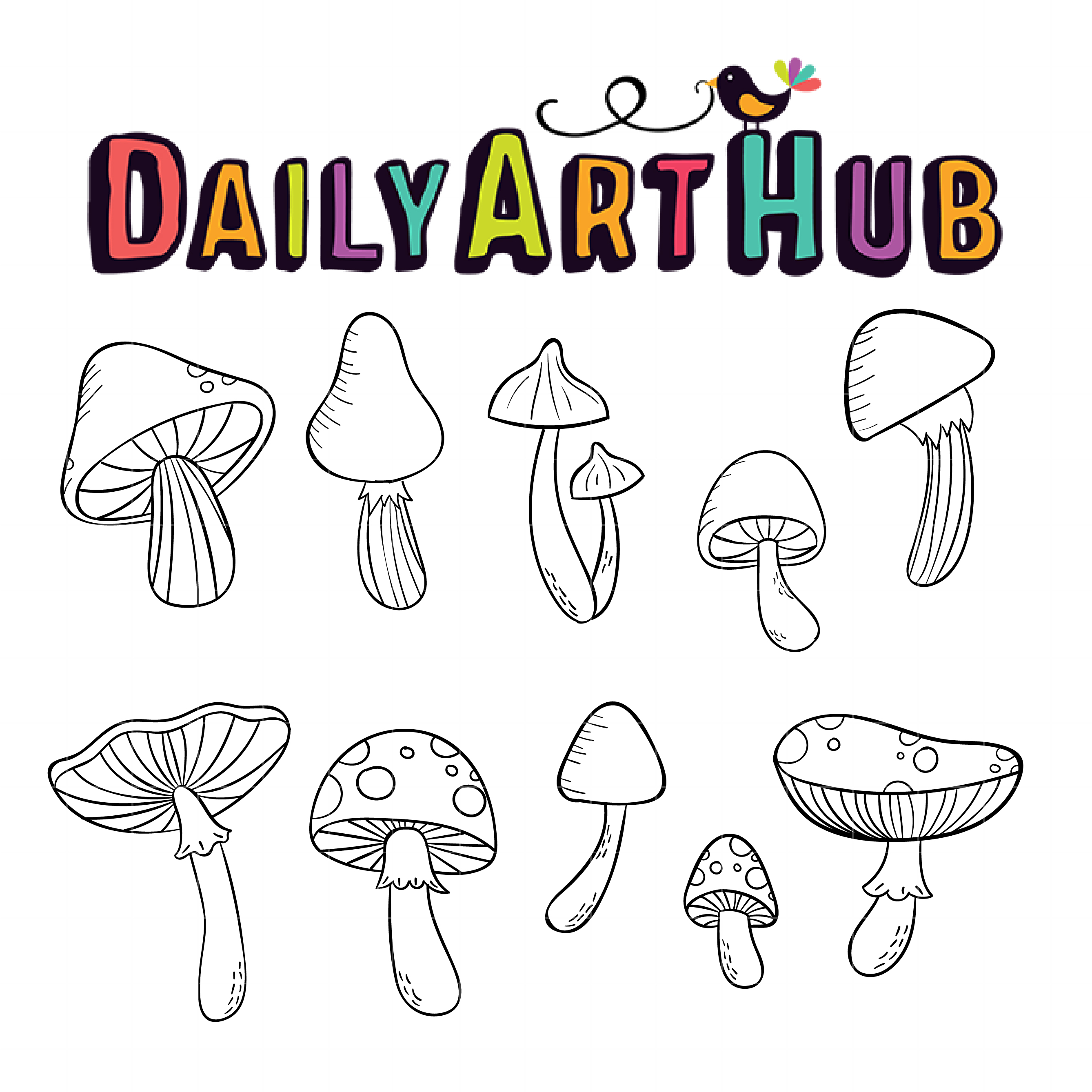 Mushroom Outline