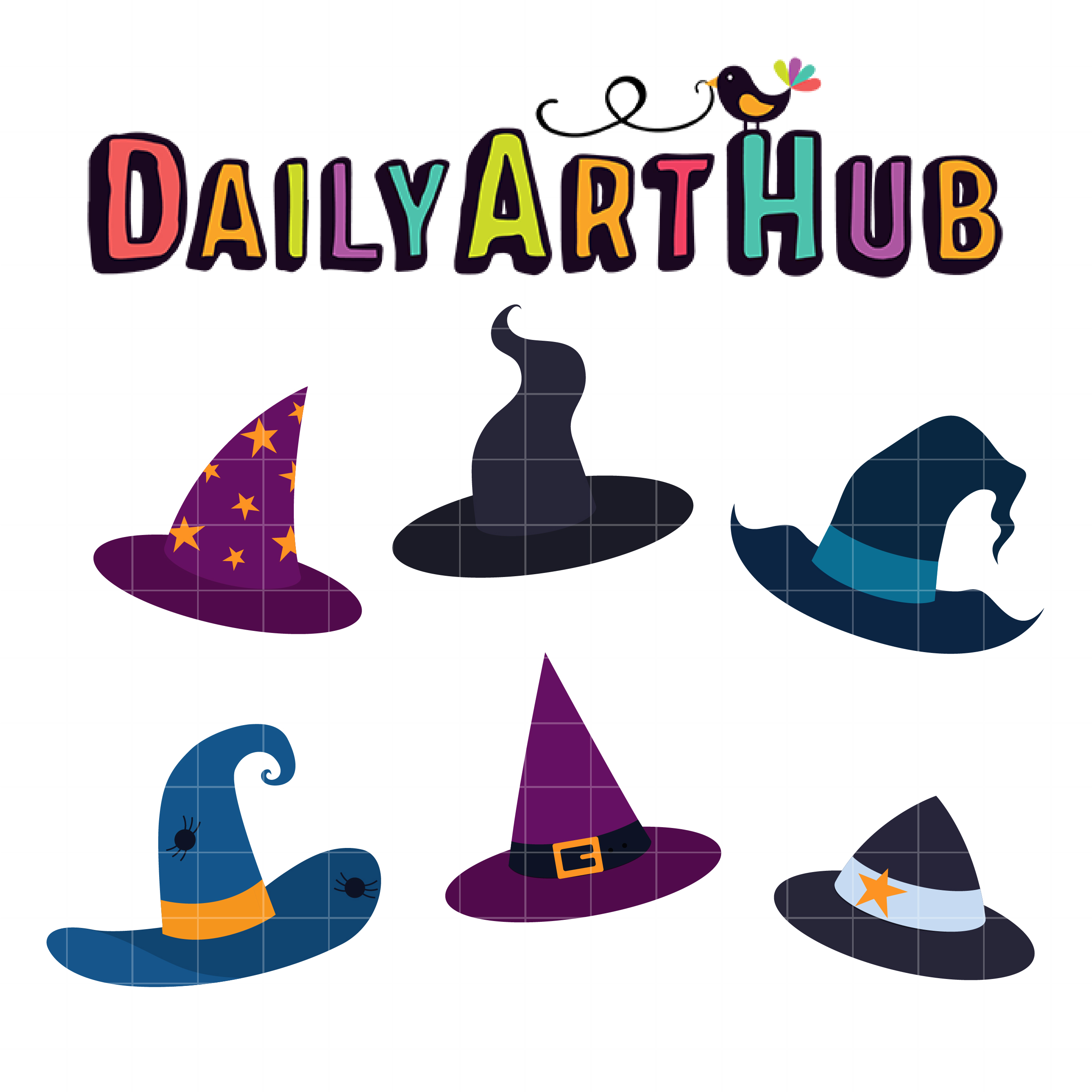 Witches Hats Clip Art Set – Daily Art Hub – Free Clip Art Everyday