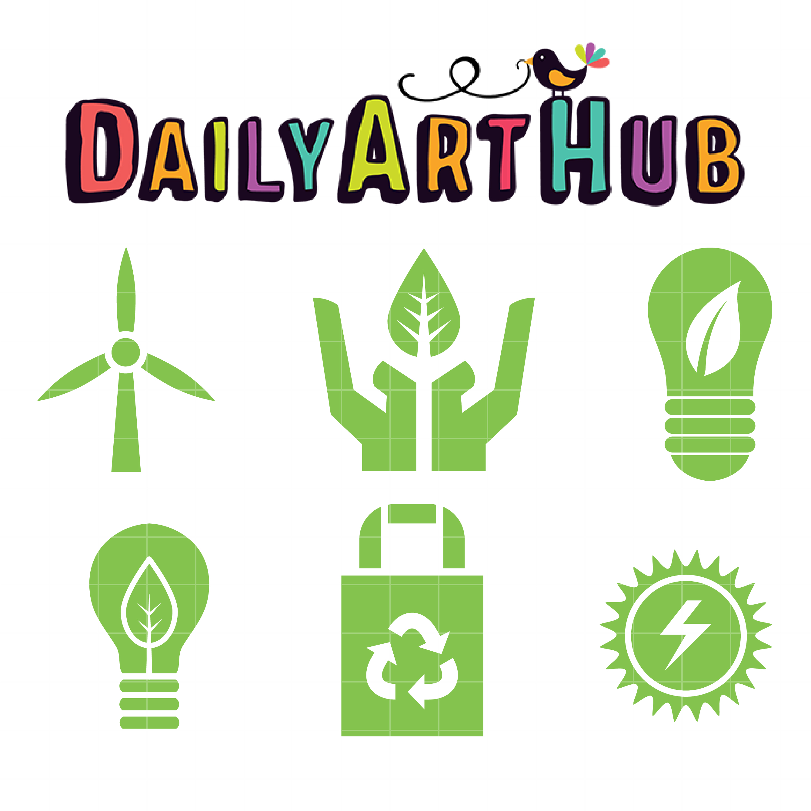 Eco-Friendly Icons Clip Art Set – Daily Art Hub – Free Clip Art Everyday