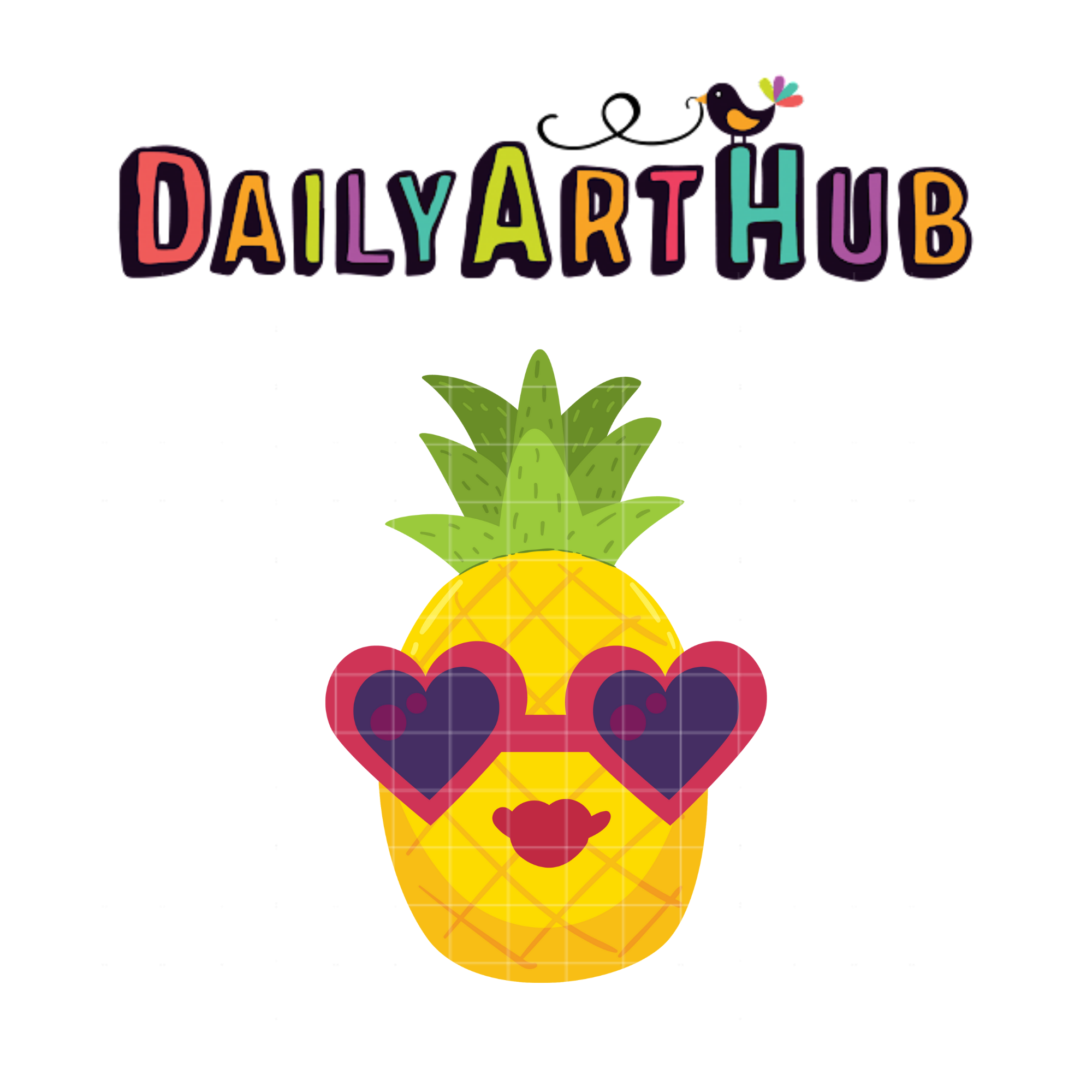 Summer Pineapple Expressions Clip Art Set – Daily Art Hub – Free Clip ...
