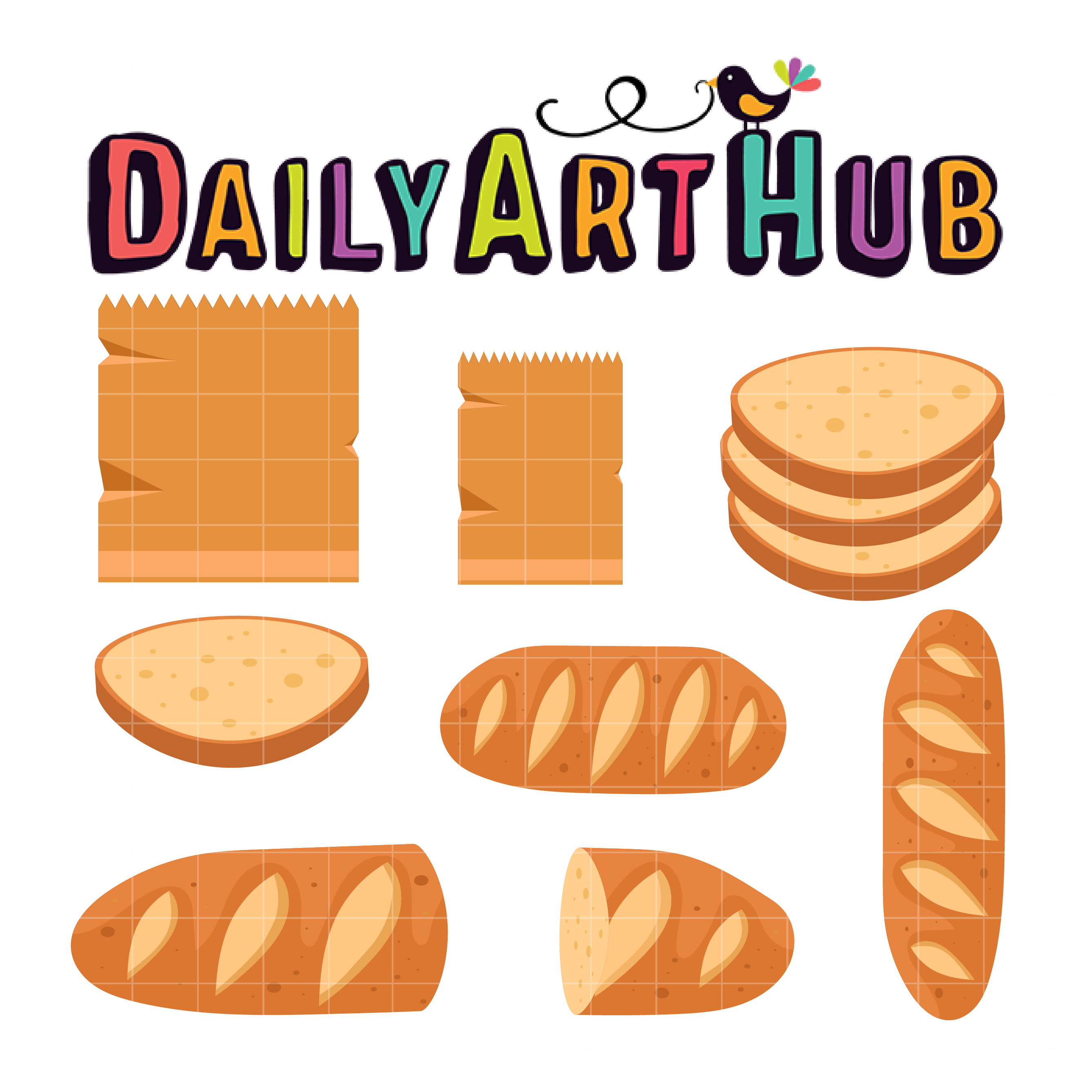 Bread Collection Clip Art Set – Daily Art Hub – Free Clip Art Everyday