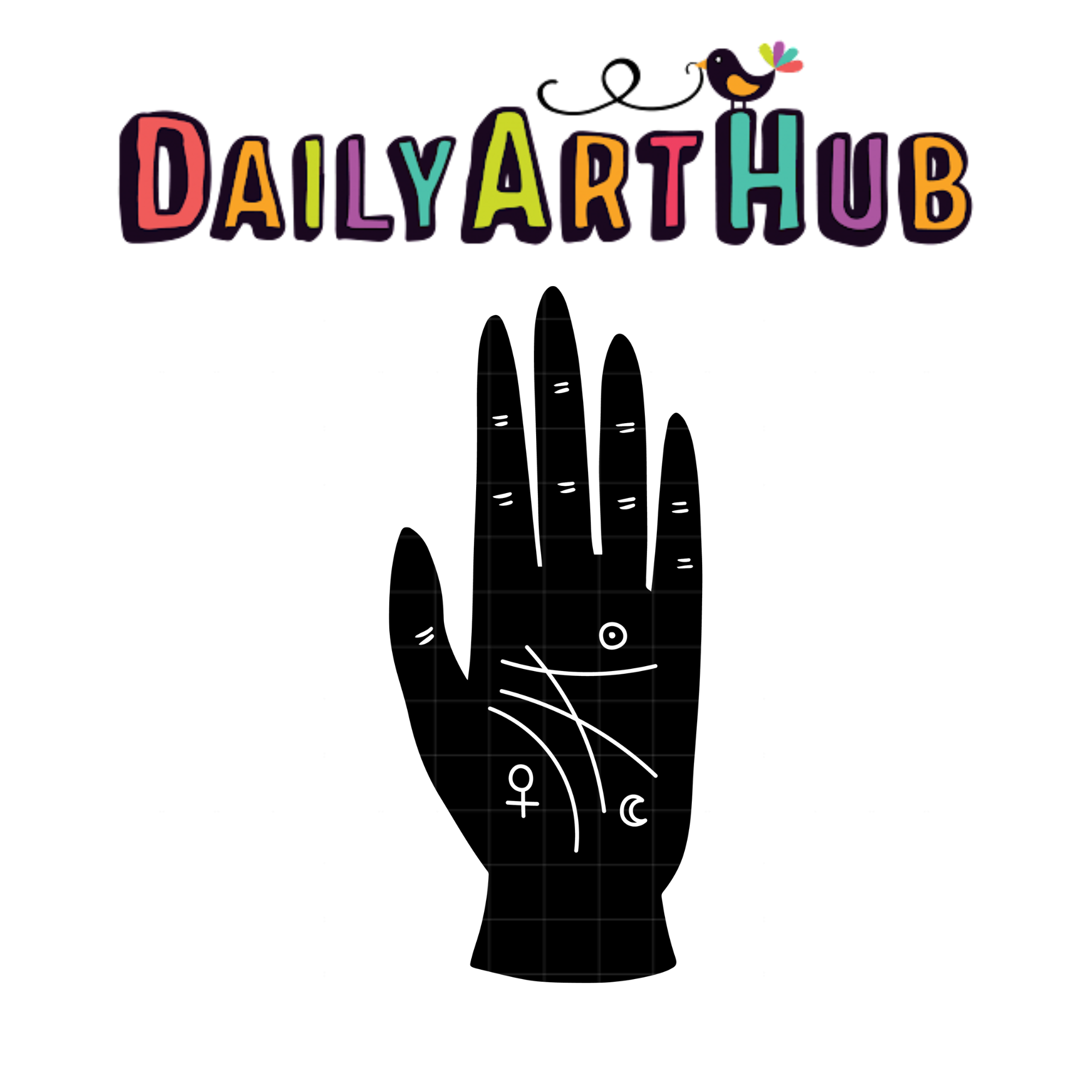 Palm Reading Clip Art Set – Daily Art Hub // Graphics, Alphabets & SVG