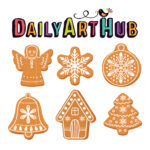 Gingerbread Cookies Clip Art Set – Daily Art Hub // Graphics, Alphabets ...