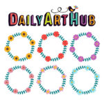 Flowers – Daily Art Hub // Graphics, Alphabets & SVG