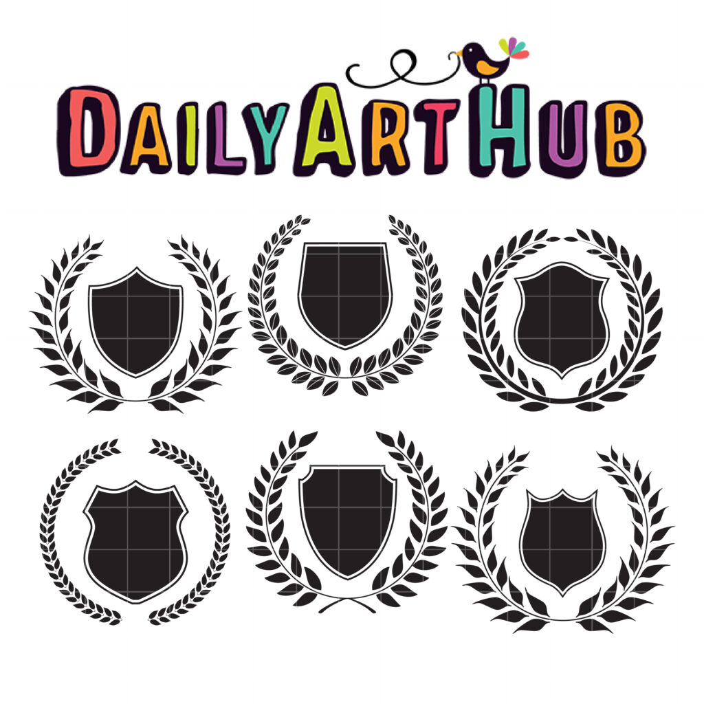 Emblem Badges Template Collection Clip Art Set – Daily Art Hub ...