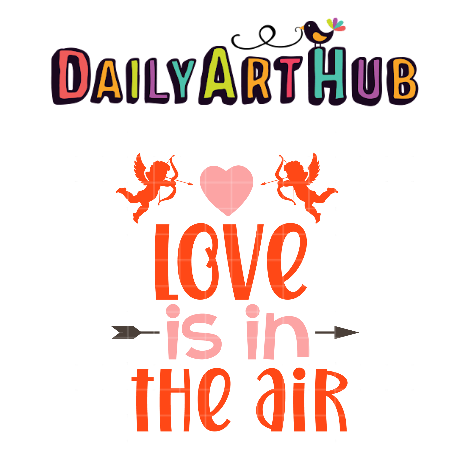 Love is in the Air Clip Art – Daily Art Hub // Graphics, Alphabets & SVG