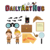 Cute Detectives Clip Art Set – Daily Art Hub // Graphics, Alphabets & SVG