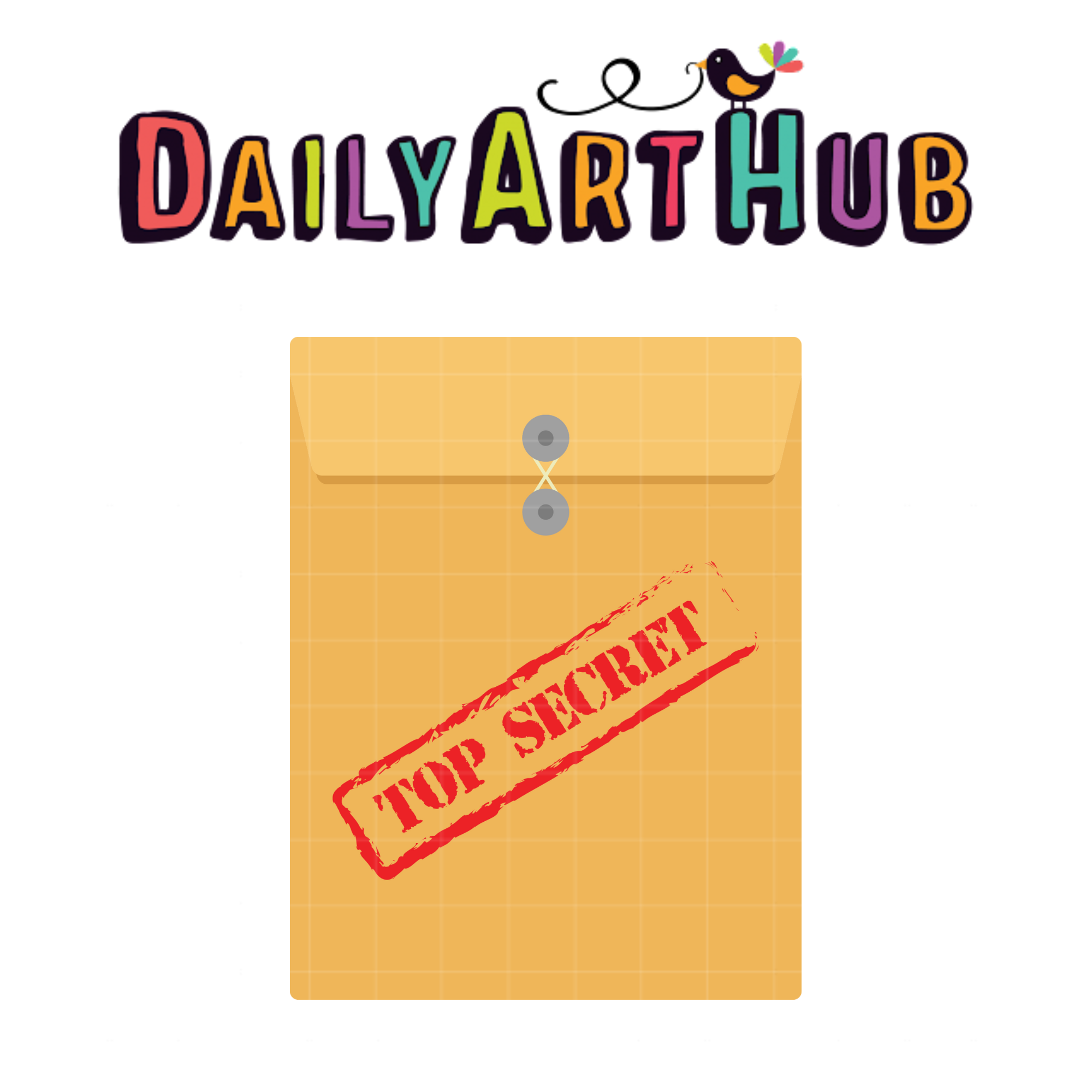 Top Secret Envelope Clip Art Set – Daily Art Hub // Graphics, Alphabets ...