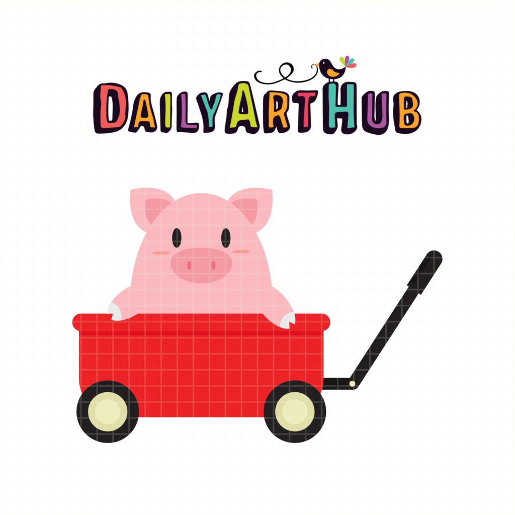 Pig Wagon Clip Art – Daily Art Hub // Graphics, Alphabets & SVG