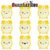 Kawaii Alarm Clocks Clip Art Set – Daily Art Hub // Graphics, Alphabets ...
