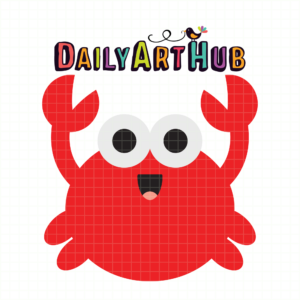 Happy Crab Clip Art – Daily Art Hub // Graphics, Alphabets & SVG
