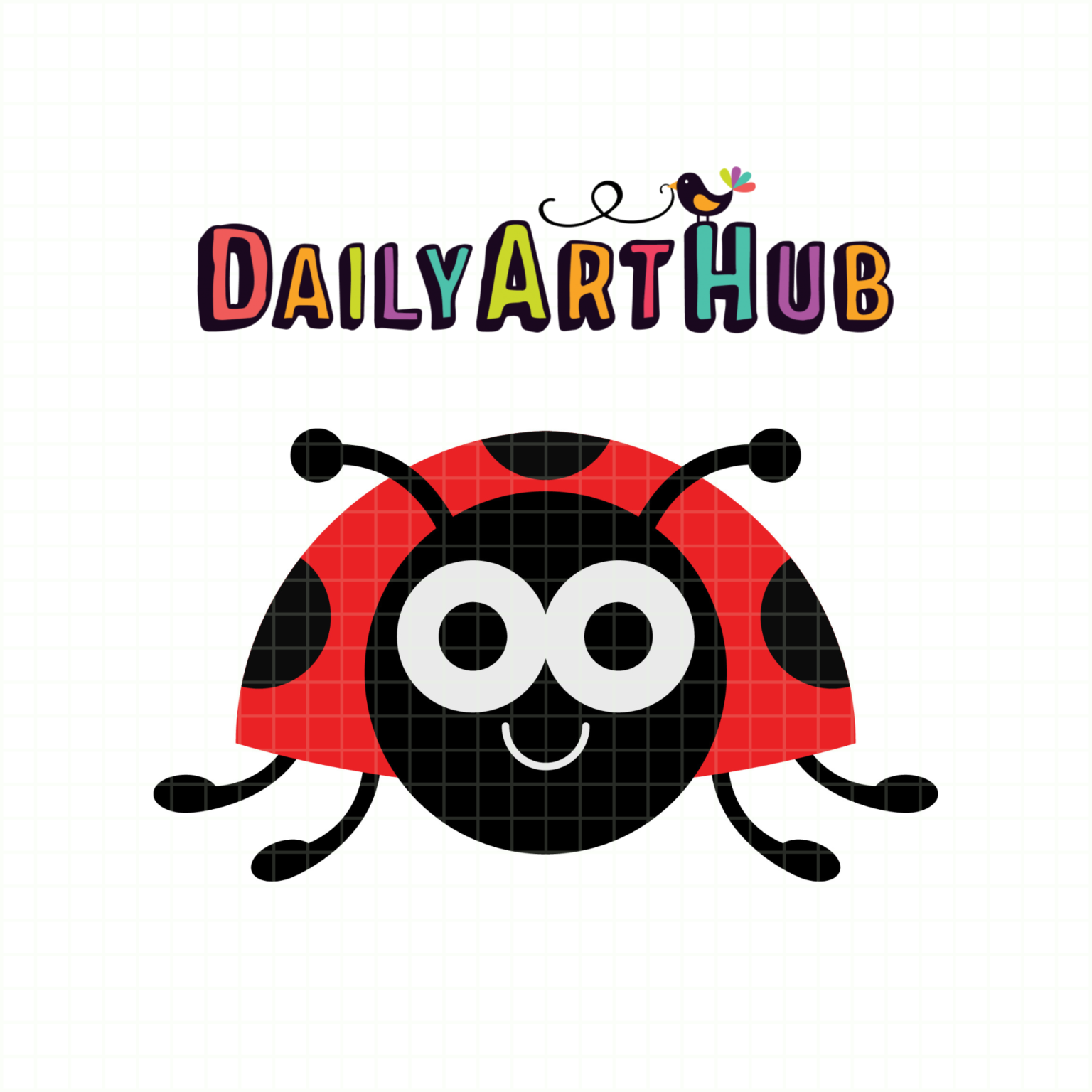 Smiling Ladybug Clip Art – Daily Art Hub // Graphics, Alphabets & SVG