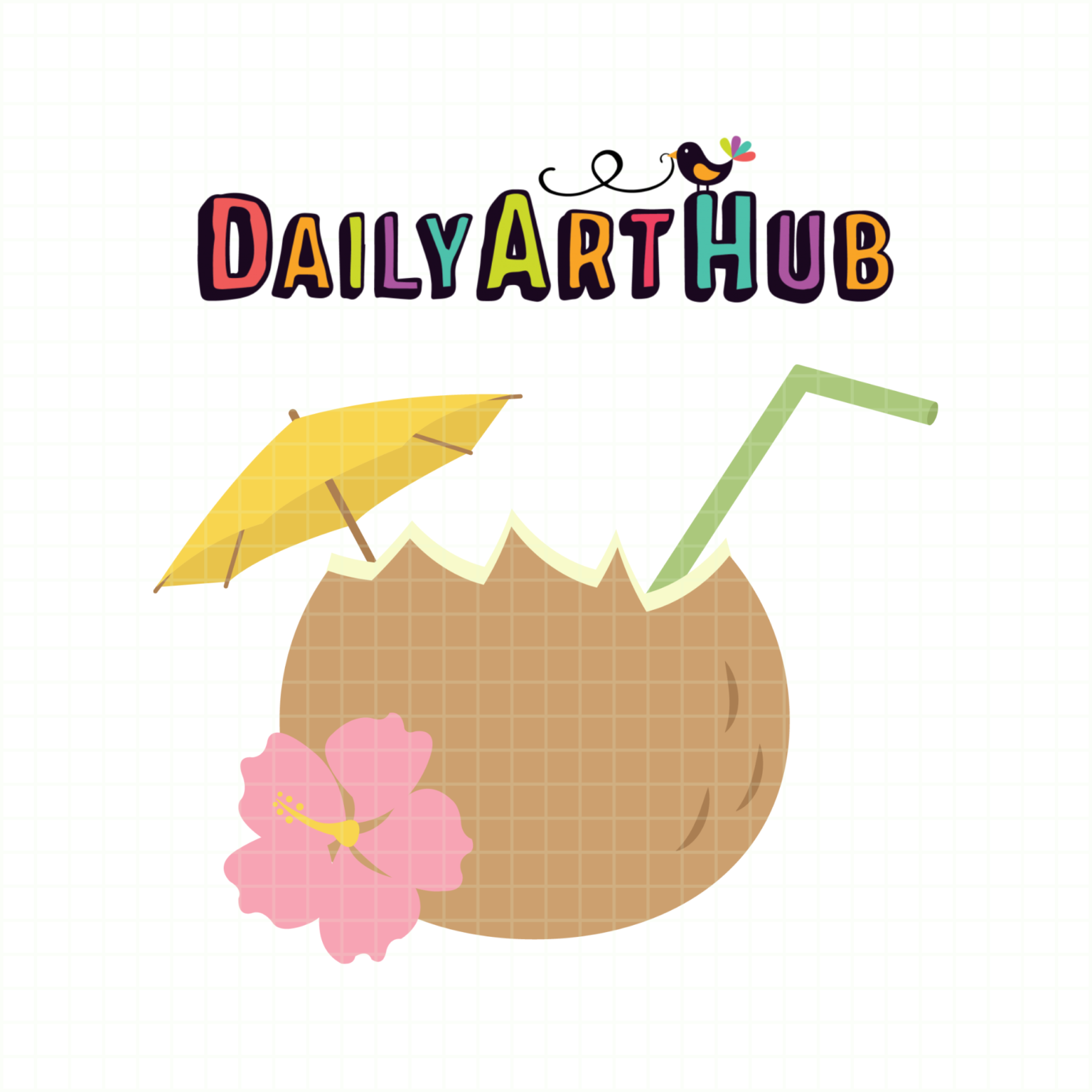 Coconut Drink Clip Art – Daily Art Hub // Graphics, Alphabets & SVG