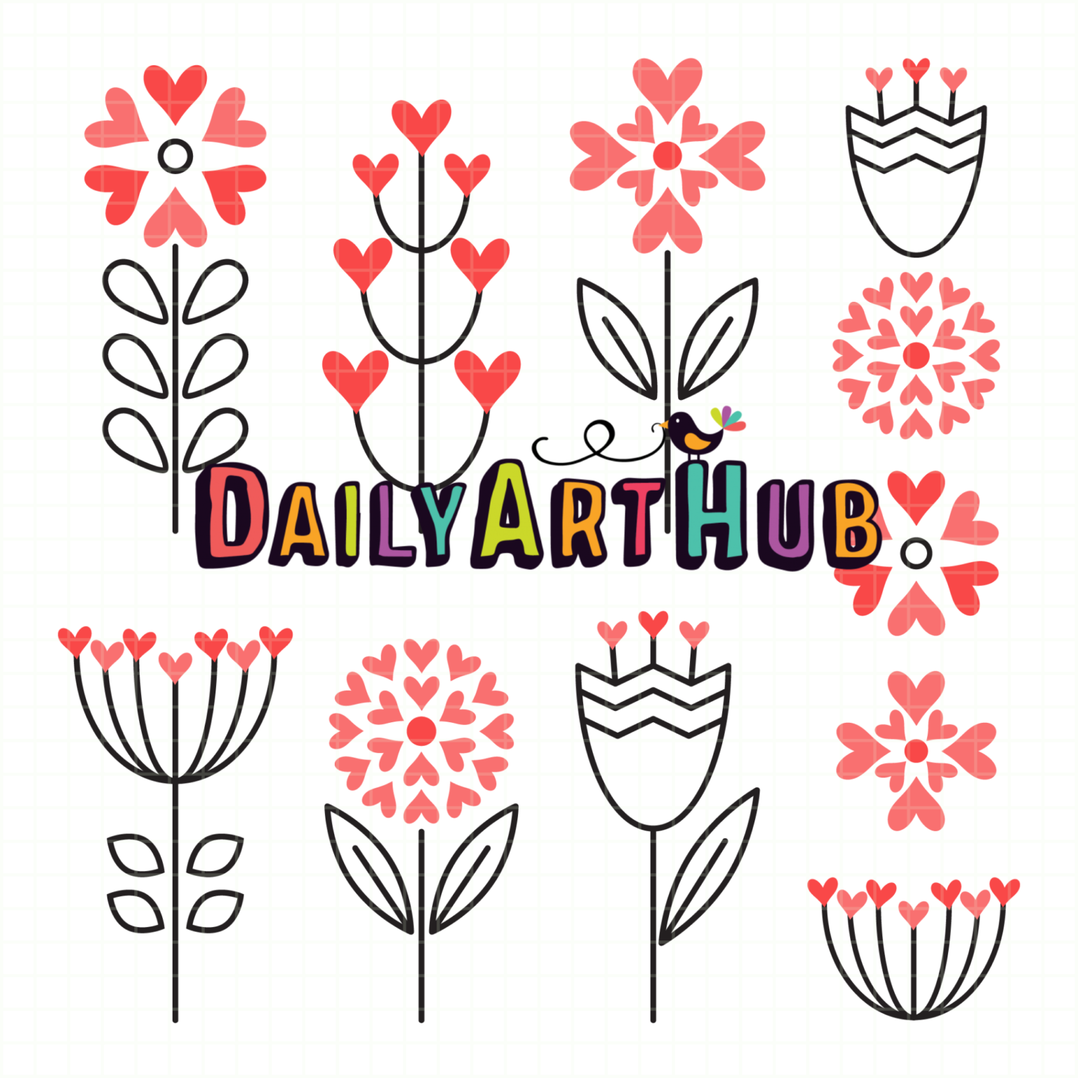 Daily Member Art Sets – Daily Art Hub // Graphics, Alphabets & SVG