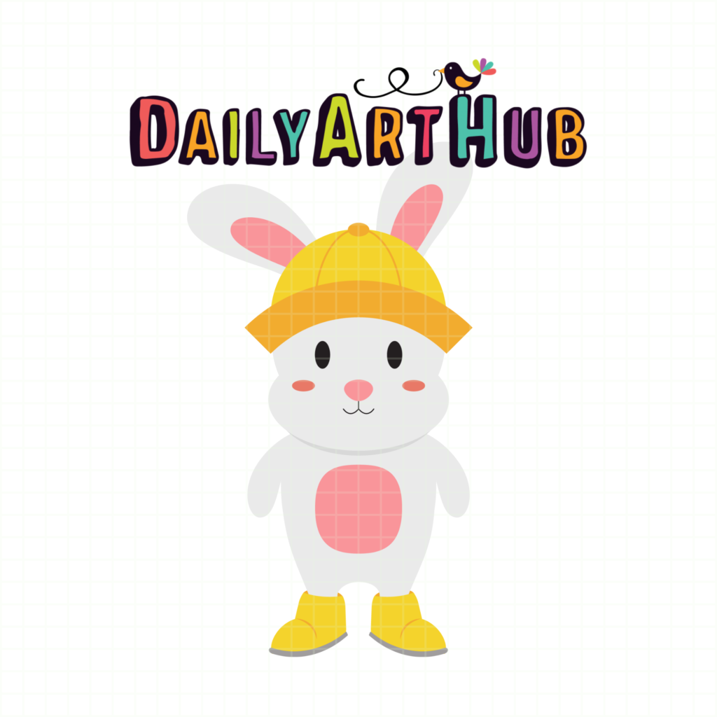 Rainy Day Bunny Clip Art – Daily Art Hub // Graphics, Alphabets & SVG