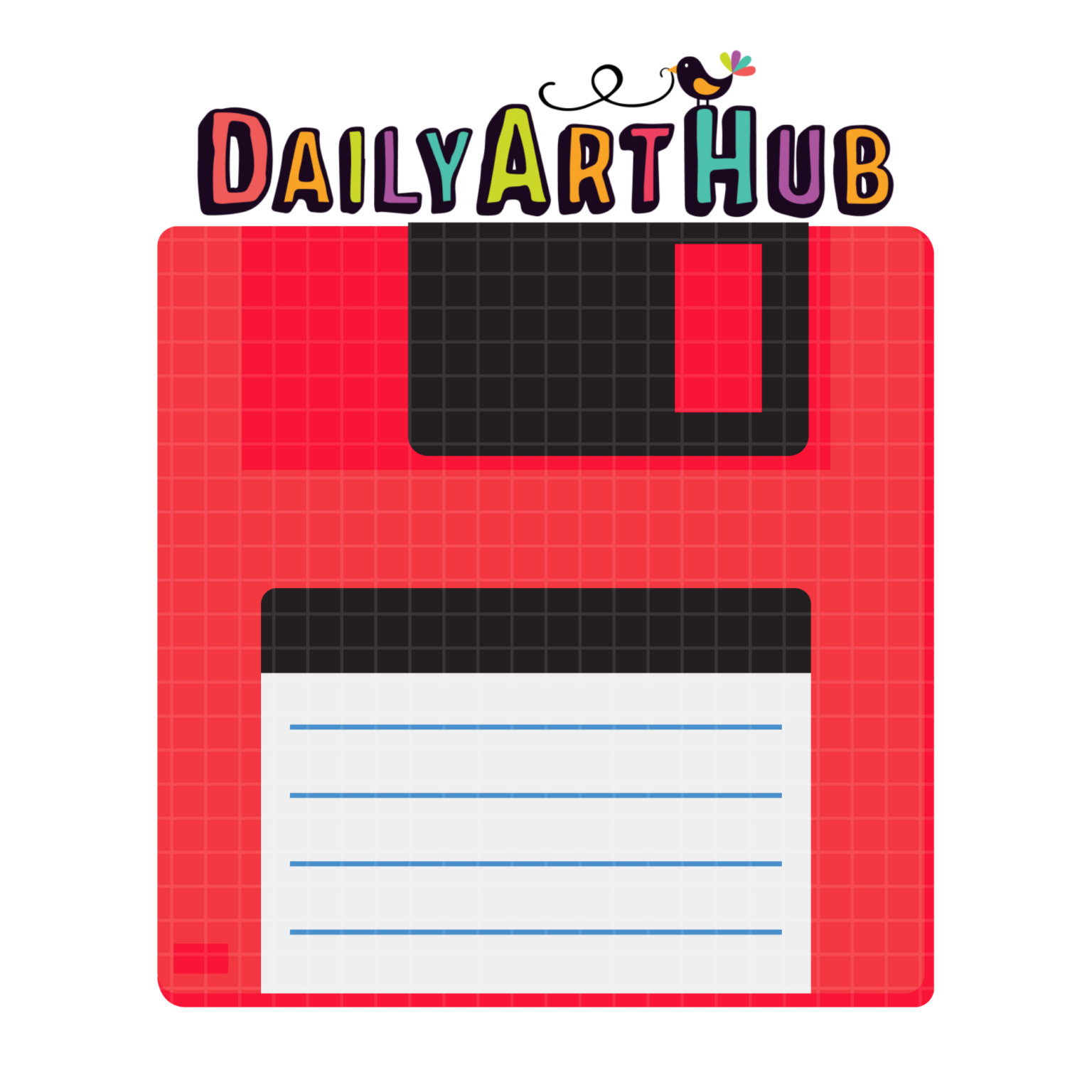Red Floppy Disk Clip Art – Daily Art Hub // Graphics, Alphabets & SVG