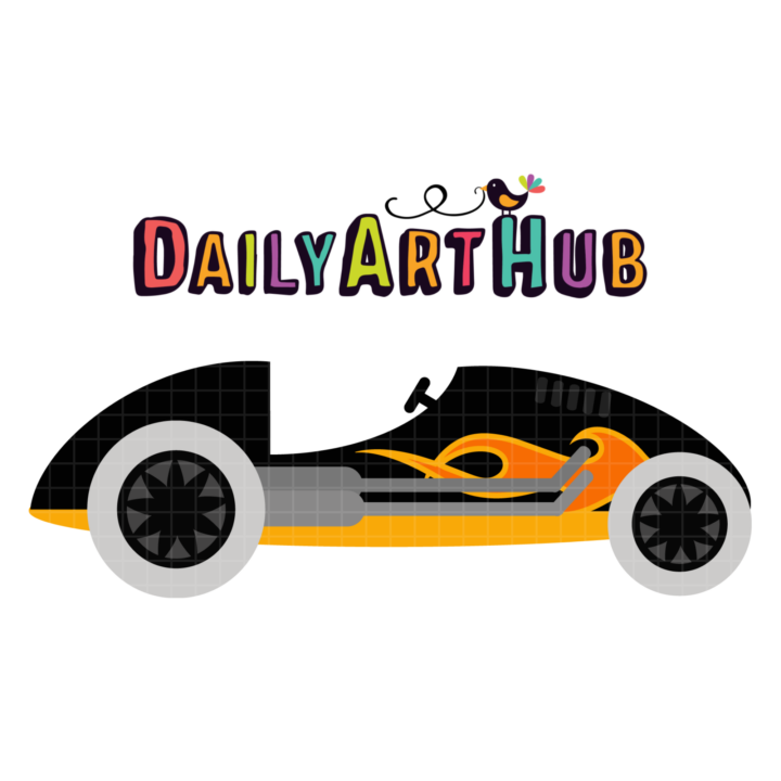 Flaming Hot Race Car Clip Art – Daily Art Hub // Graphics, Alphabets & SVG