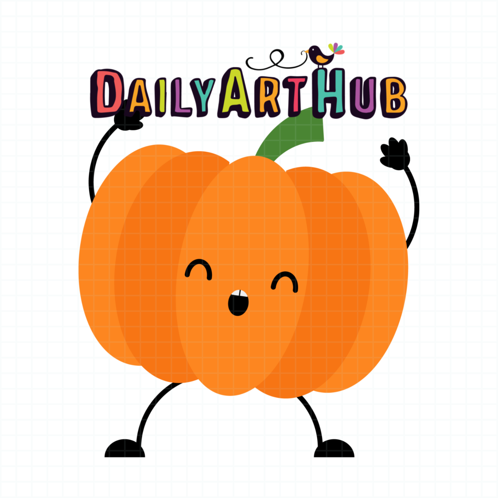 Dancing Pumpkin Clip Art – Daily Art Hub // Graphics, Alphabets & SVG